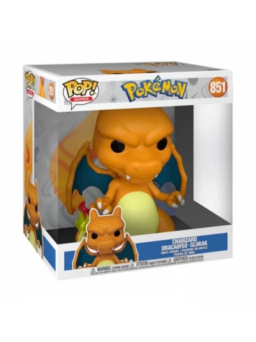 Funko Pop Pokémon: Jumbo 10”,25Cm Chadizard – 850 - Liga Tinteiros ...